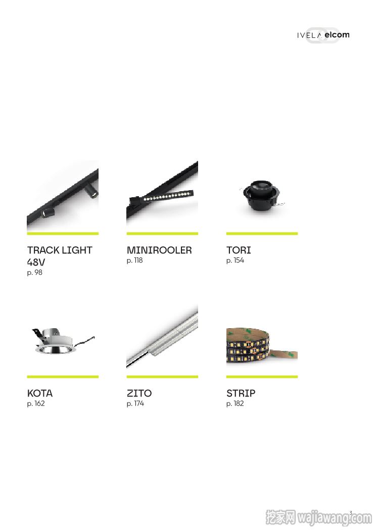 Elcom 2025年意大利专业LED灯具照明解决方案电子目录_灯饰设计（共212张） - 挖家网